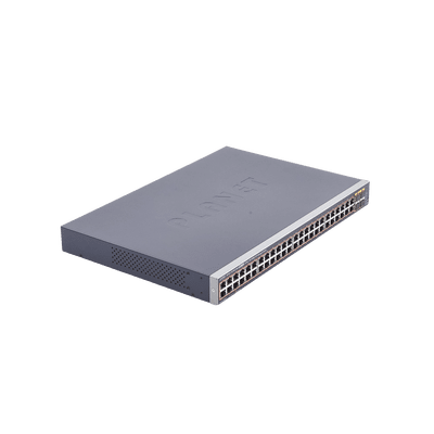 Comprar GS-4210-48P4S-PLANET-Switch Administrable de 48-Puertos 10/100/1000T 802.3at PoE + 4 ...
